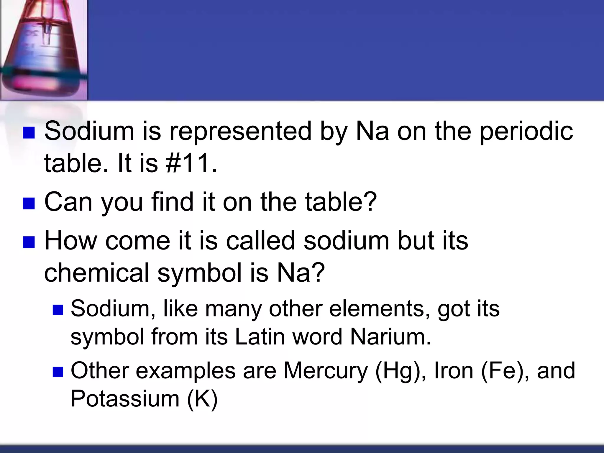 Atoms, elements, and compounds notes | PPTX