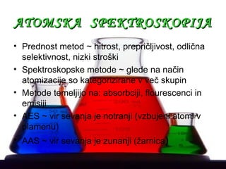 Atomska emisijska spektrometrija | PPT