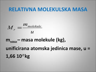 Atomska masa (5) | PPT