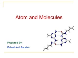 Atoms & Molecules | PPT