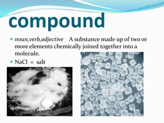 Atoms, molecules, and the elements | PPT