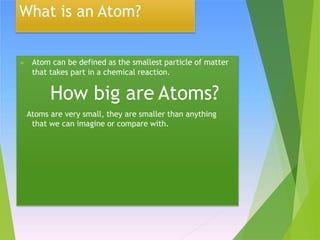 Atoms molecules chemical bonds and carbohydrates lipids | PPTX