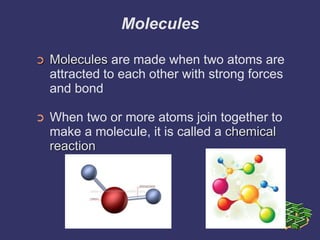 Atoms, molecules, elements, compounds, substances, mixtures | PPT