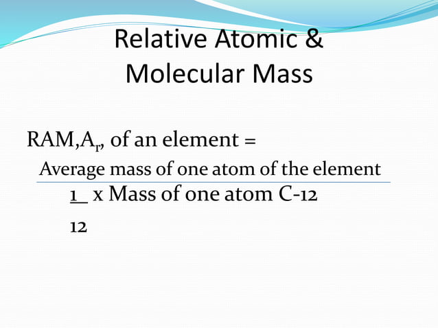 ATOMS, MOLECULES & STOICHIOMETRY.pptx | Chemistry | Science