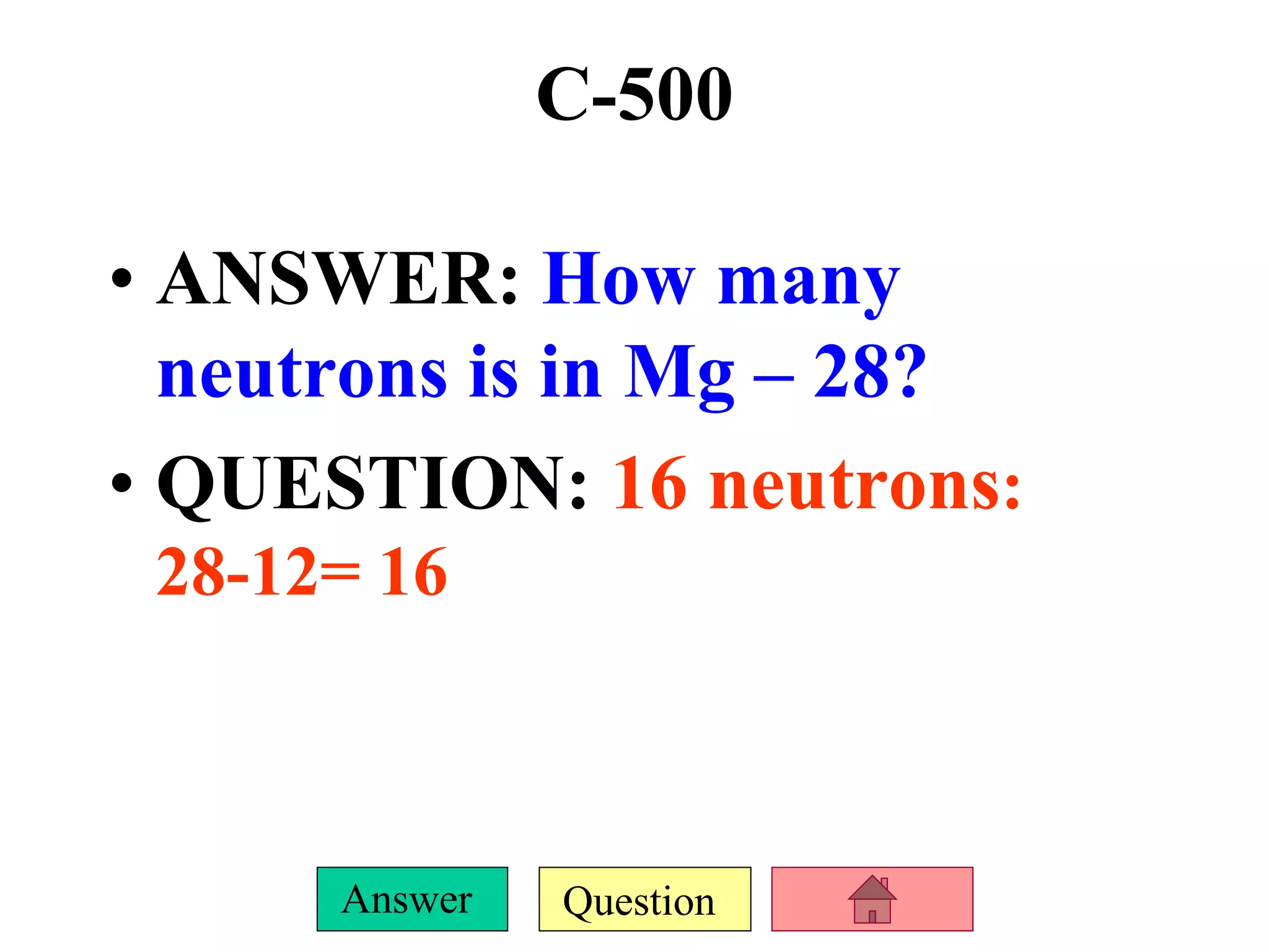 Atoms periodic table jeopardy | PPT