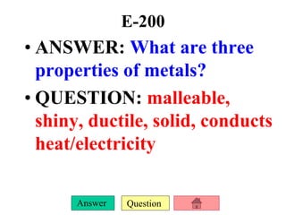 Atoms periodic table jeopardy | PPT