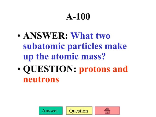 Atoms periodic table jeopardy | PPT