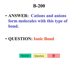 Atoms periodic table jeopardy | PPTX