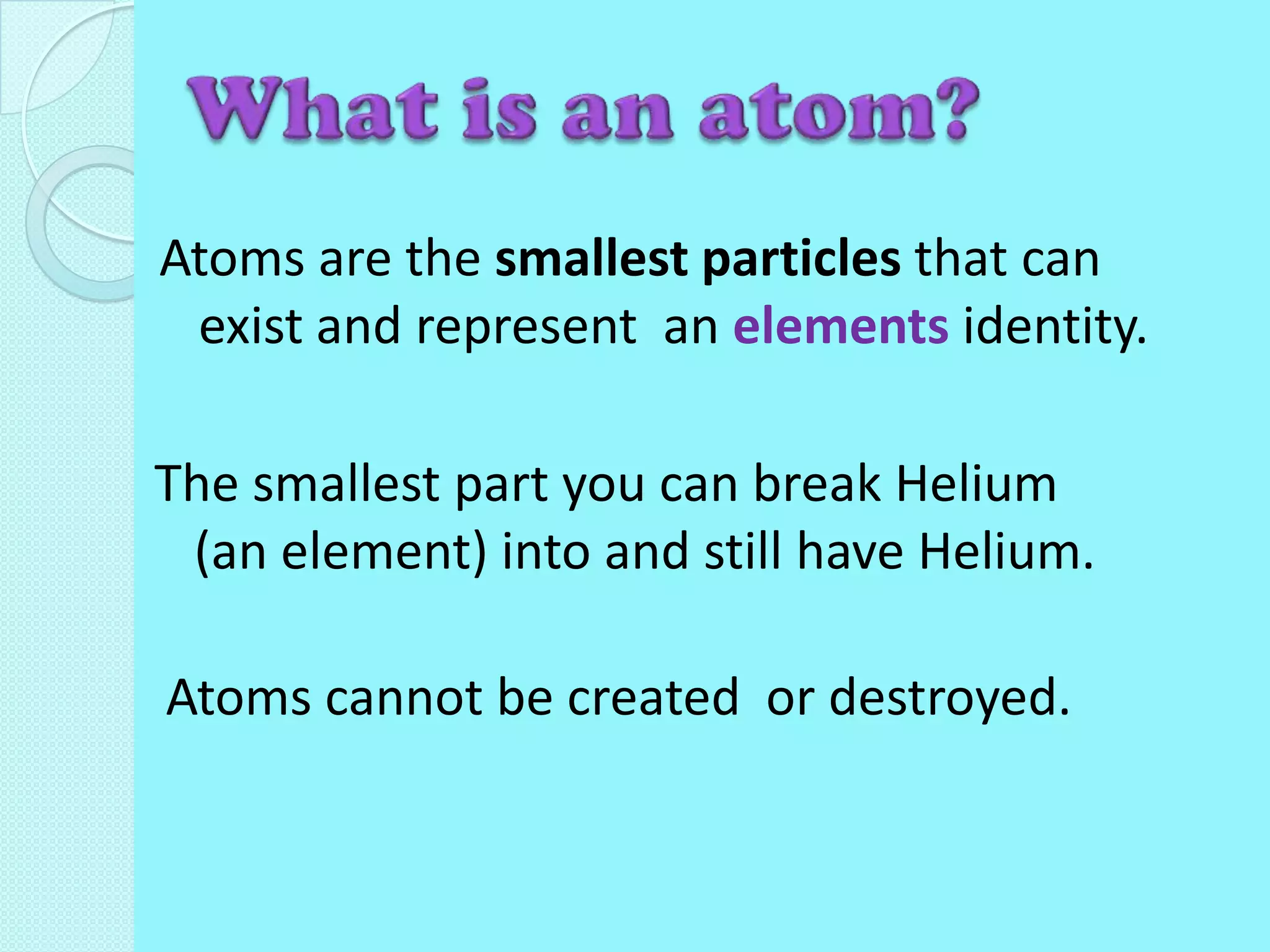 Atoms | PPT