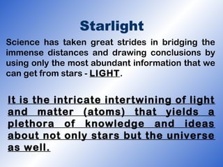 Atoms starlight | PPT