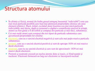 Atomul | PPT