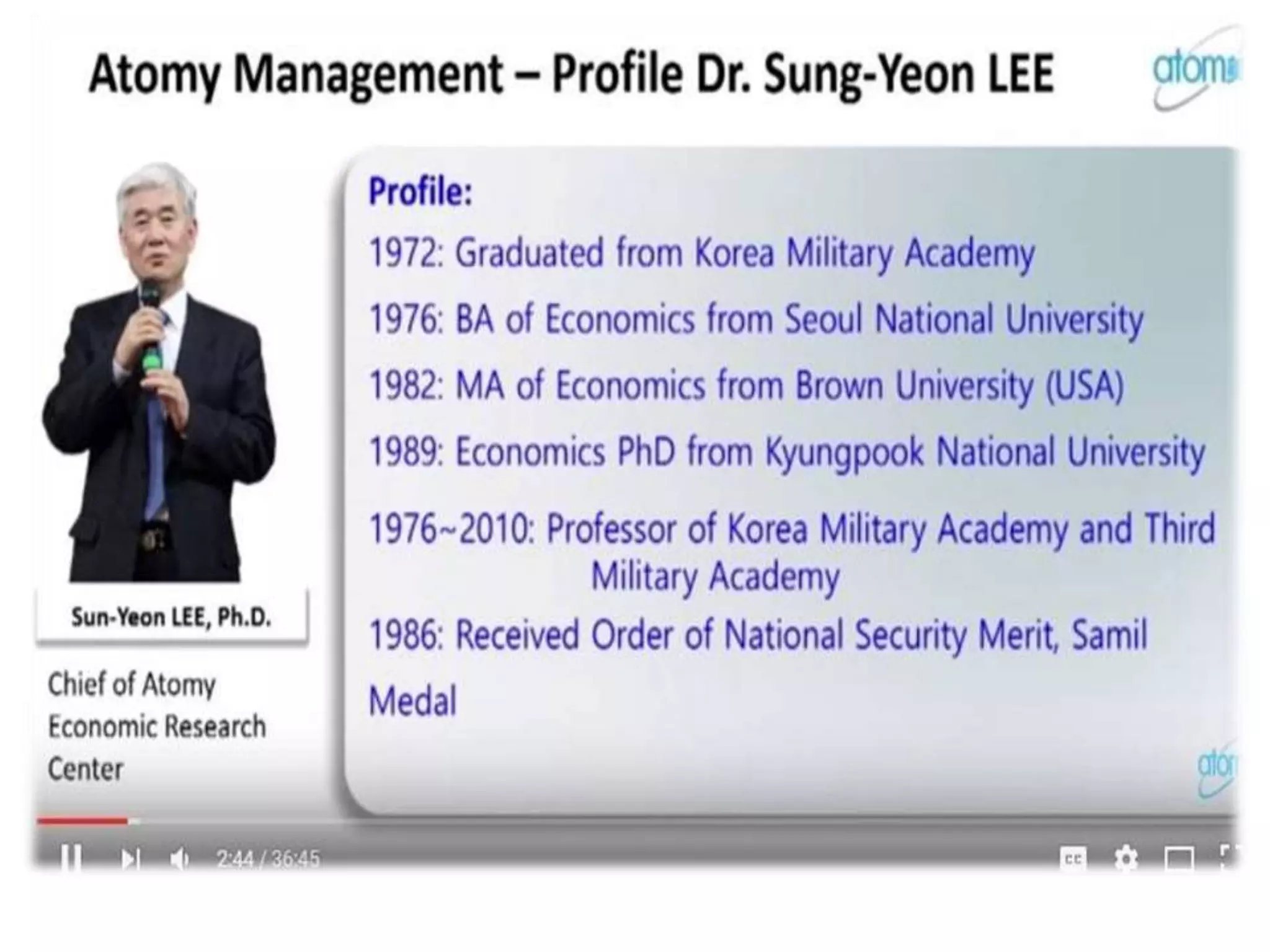 Atomy presentation June 2021 | PPTX