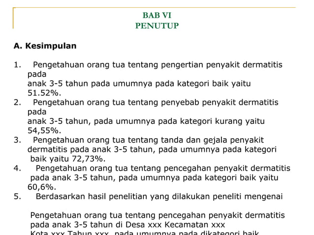 Presentasi hasil riset | PPT