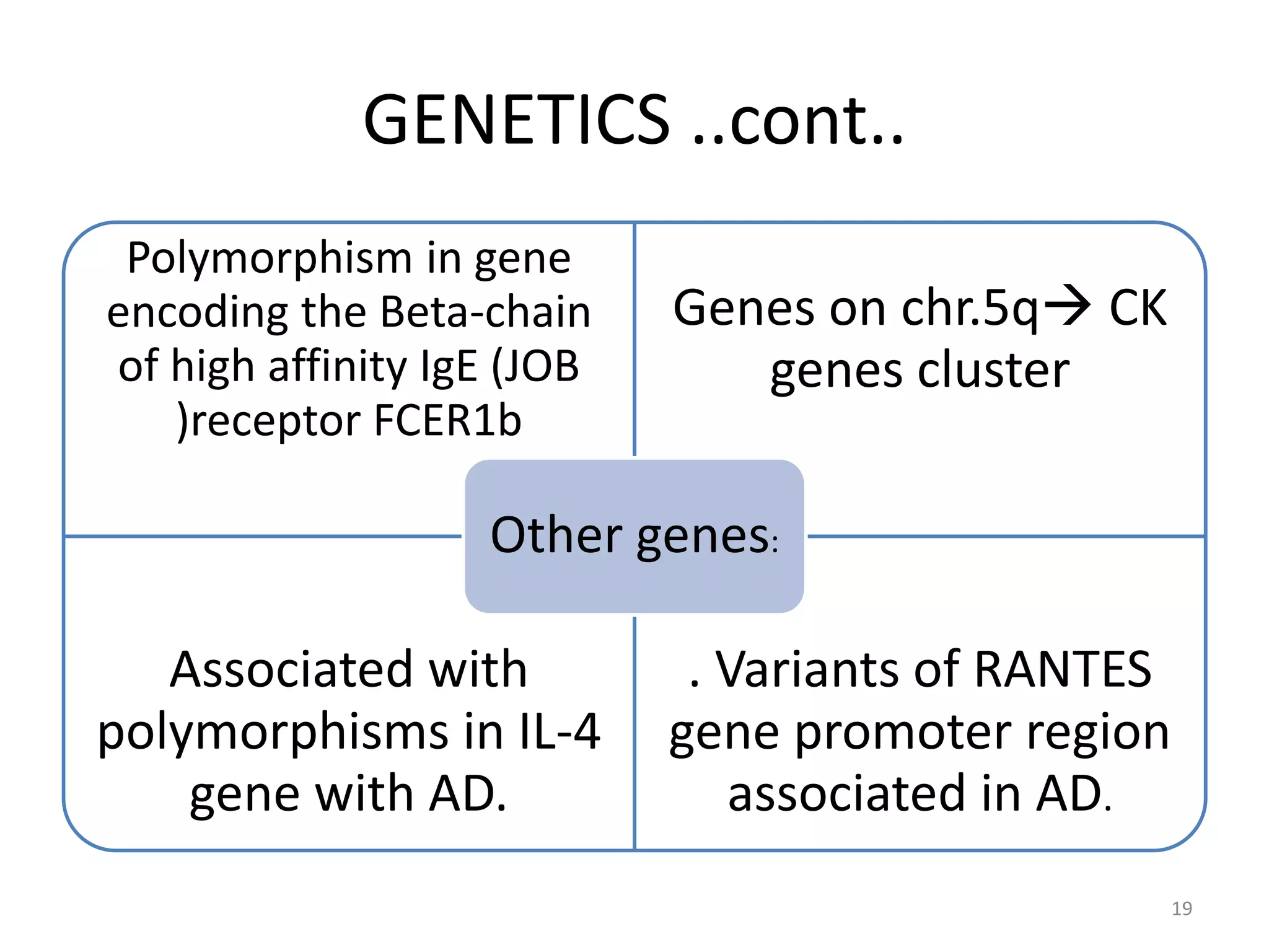 Atophic dermatitis Dr RAVINDRA G O | PPTX