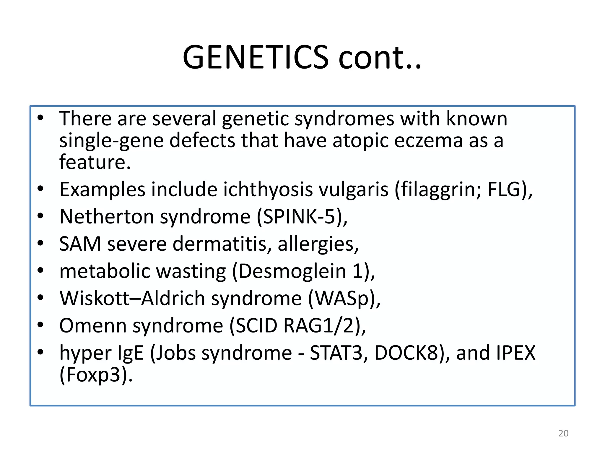 Atophic dermatitis Dr RAVINDRA G O | PPTX
