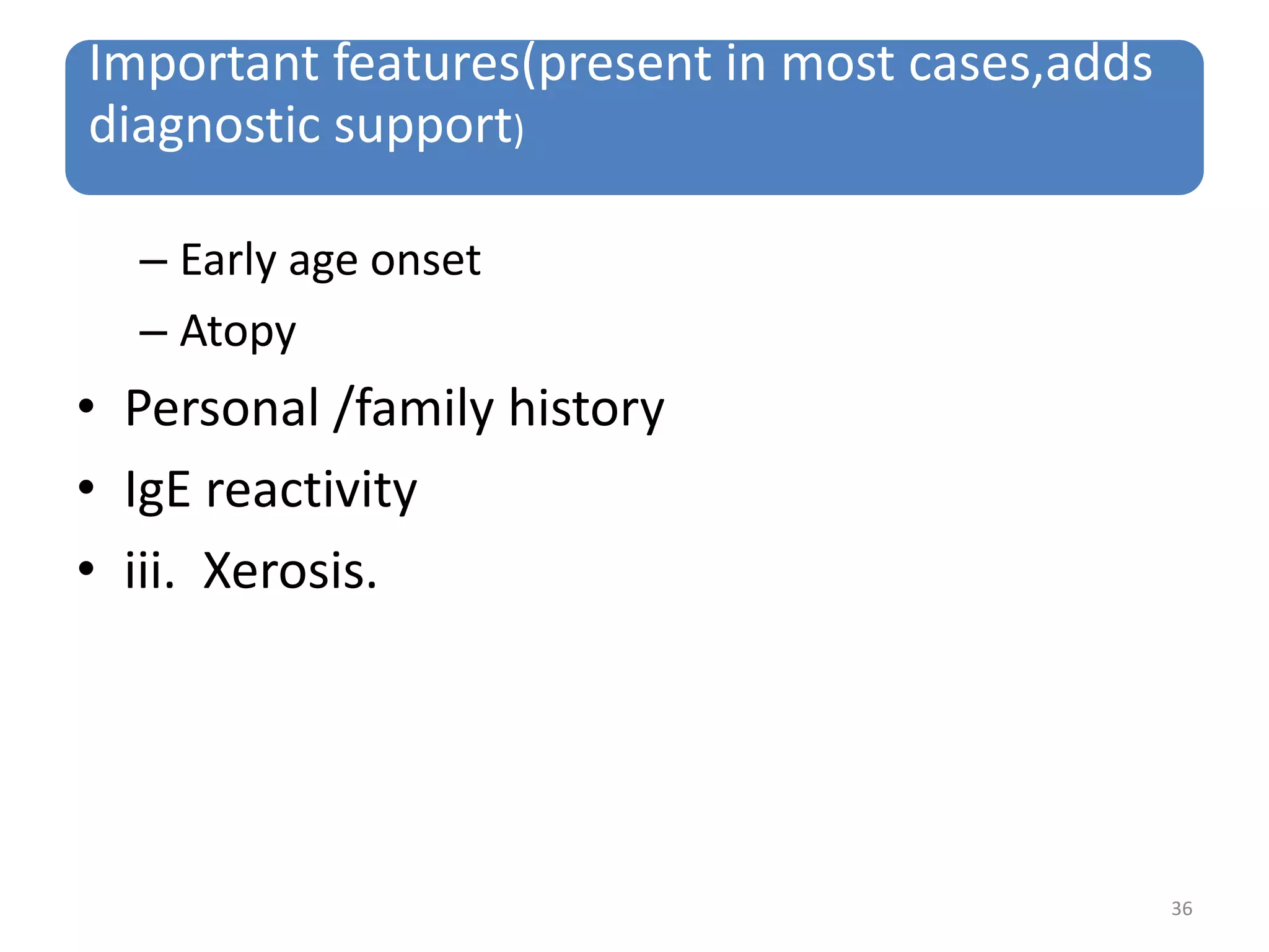 Atophic dermatitis Dr RAVINDRA G O | PPTX