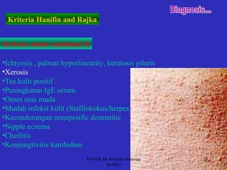 Atopic dermatitis | PPT