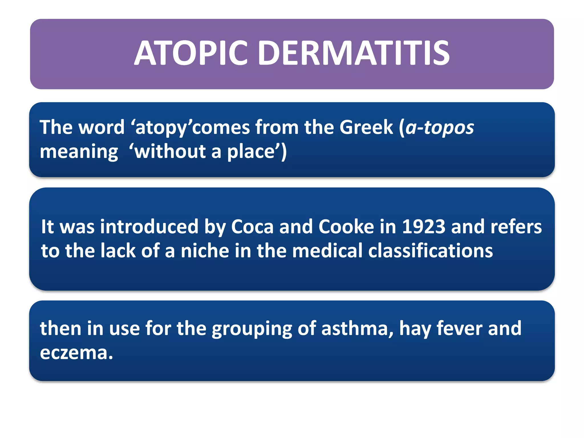 Atopic dermatitis by Dr.Gamal Soltan | PPSX
