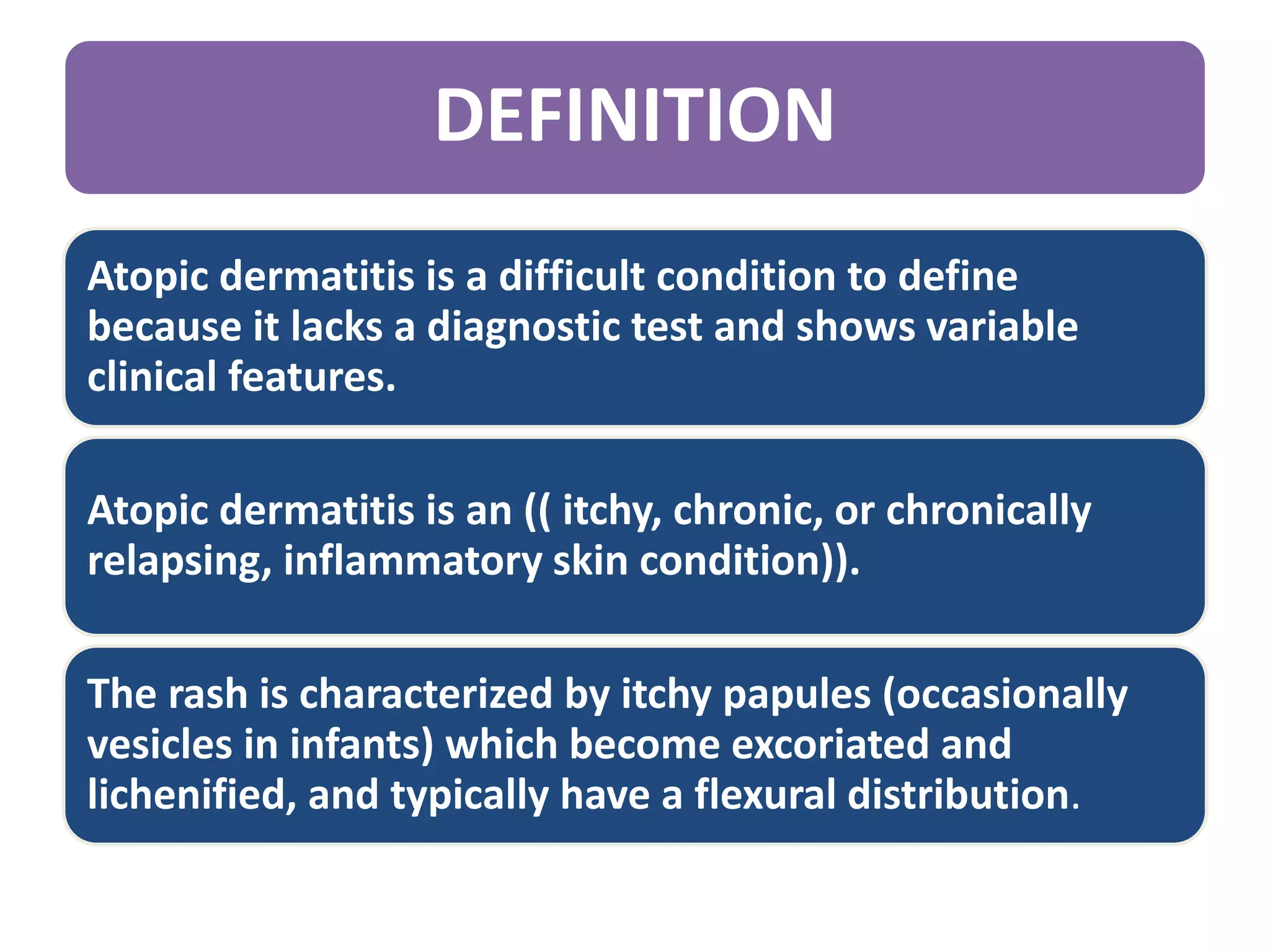 Atopic dermatitis by Dr.Gamal Soltan | PPSX