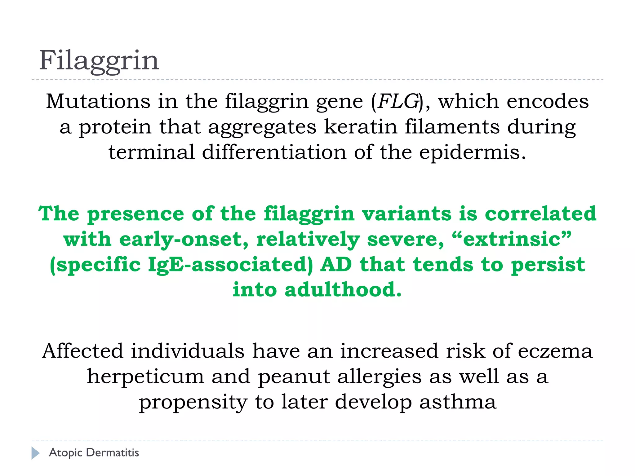 Atopic dermatitis | PDF
