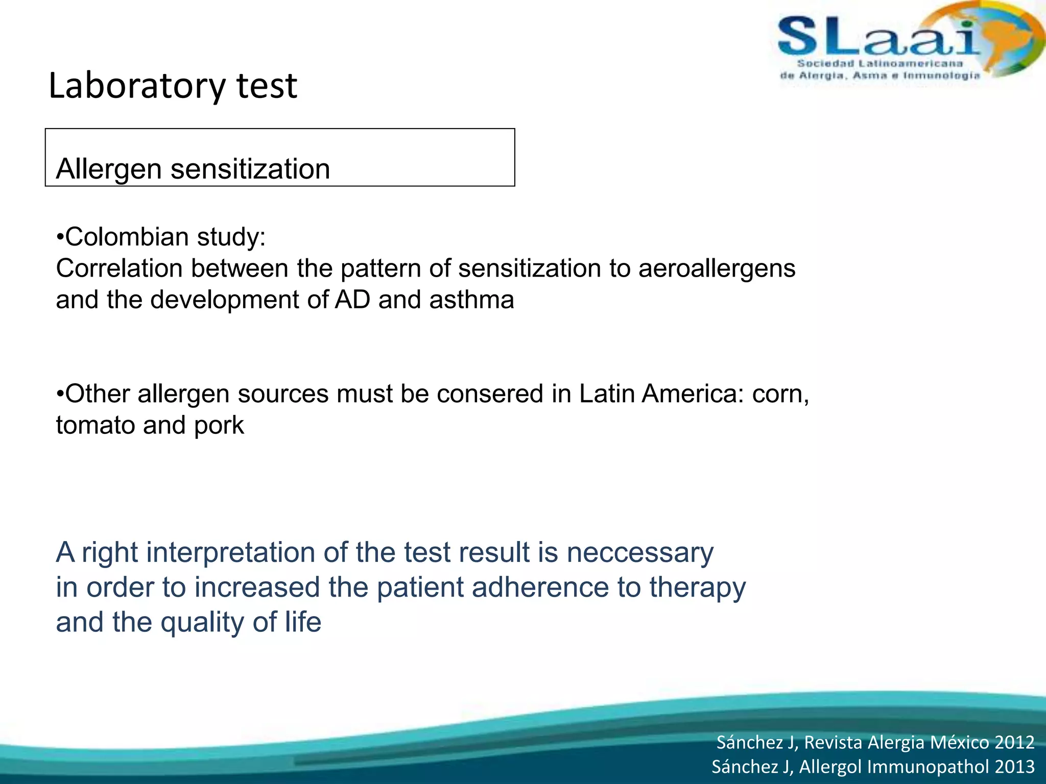 Atopic Dermatitis Position Paper SLaai | PPTX