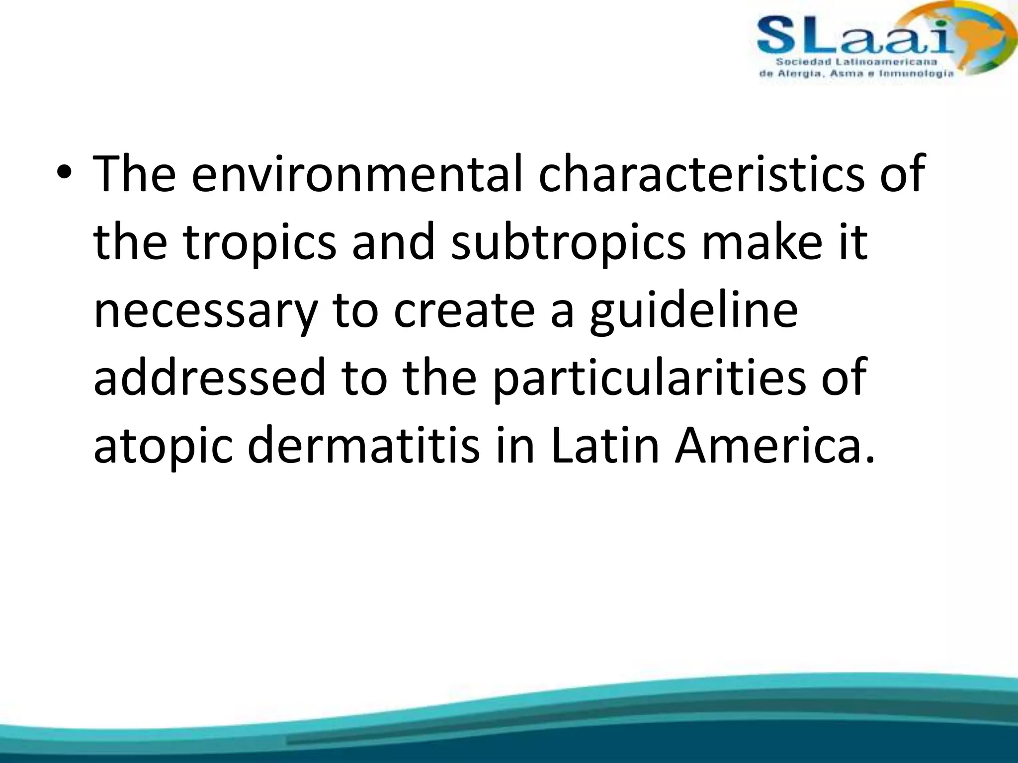 Atopic Dermatitis Position Paper SLaai | PPTX