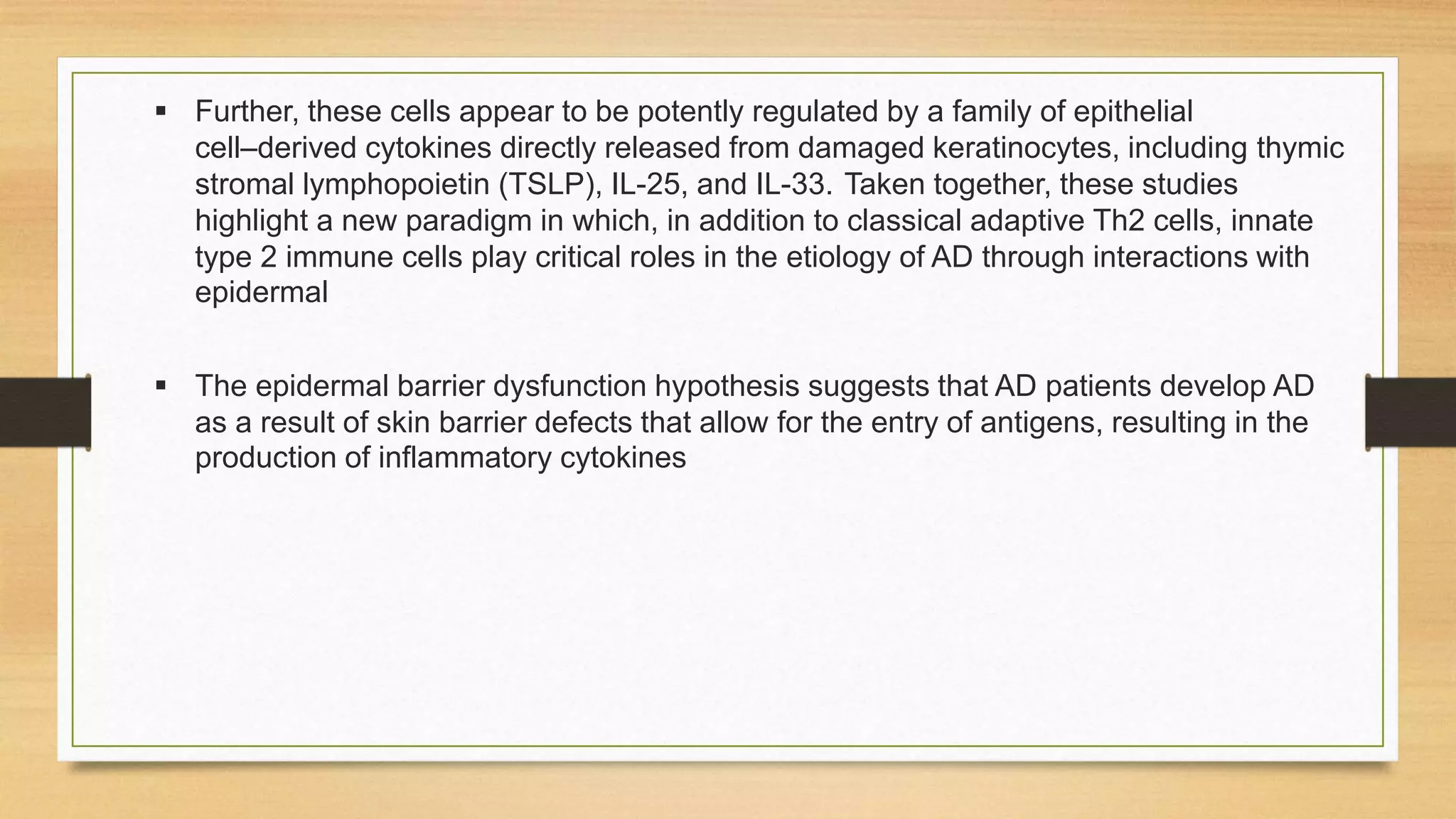 Atopic dermatitis | PPTX