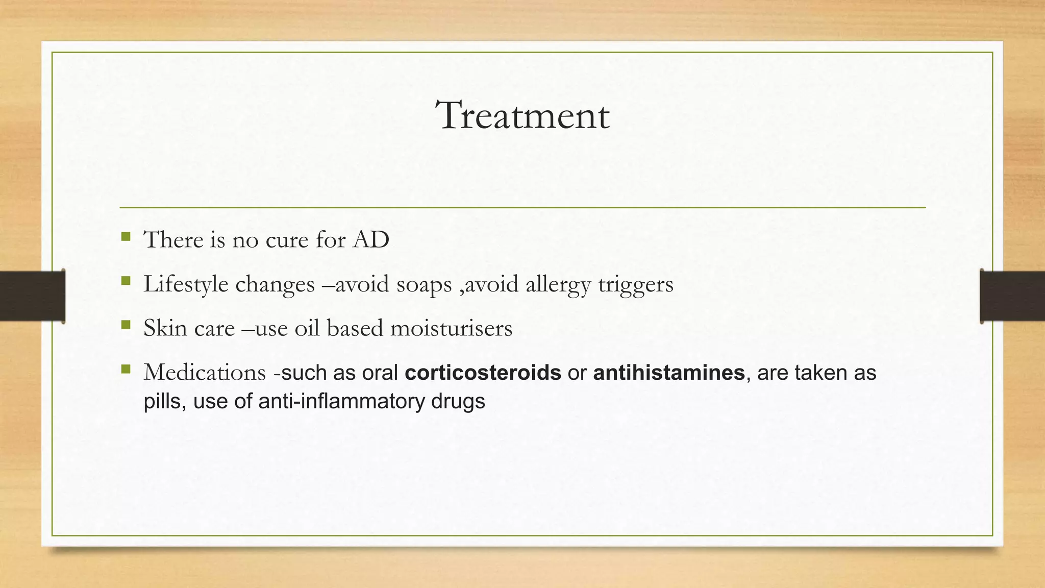 Atopic dermatitis | PPTX