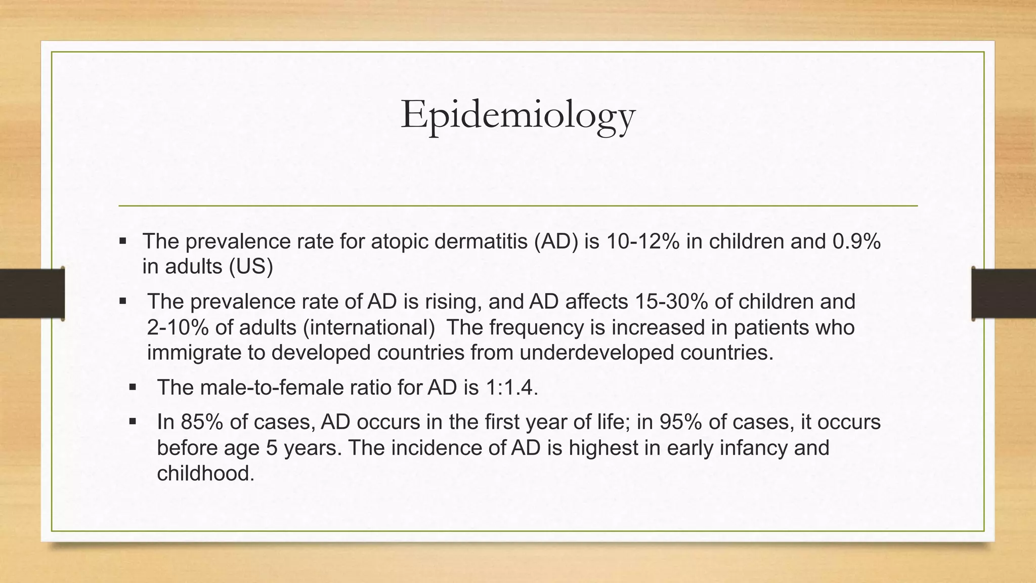Atopic dermatitis | PPTX