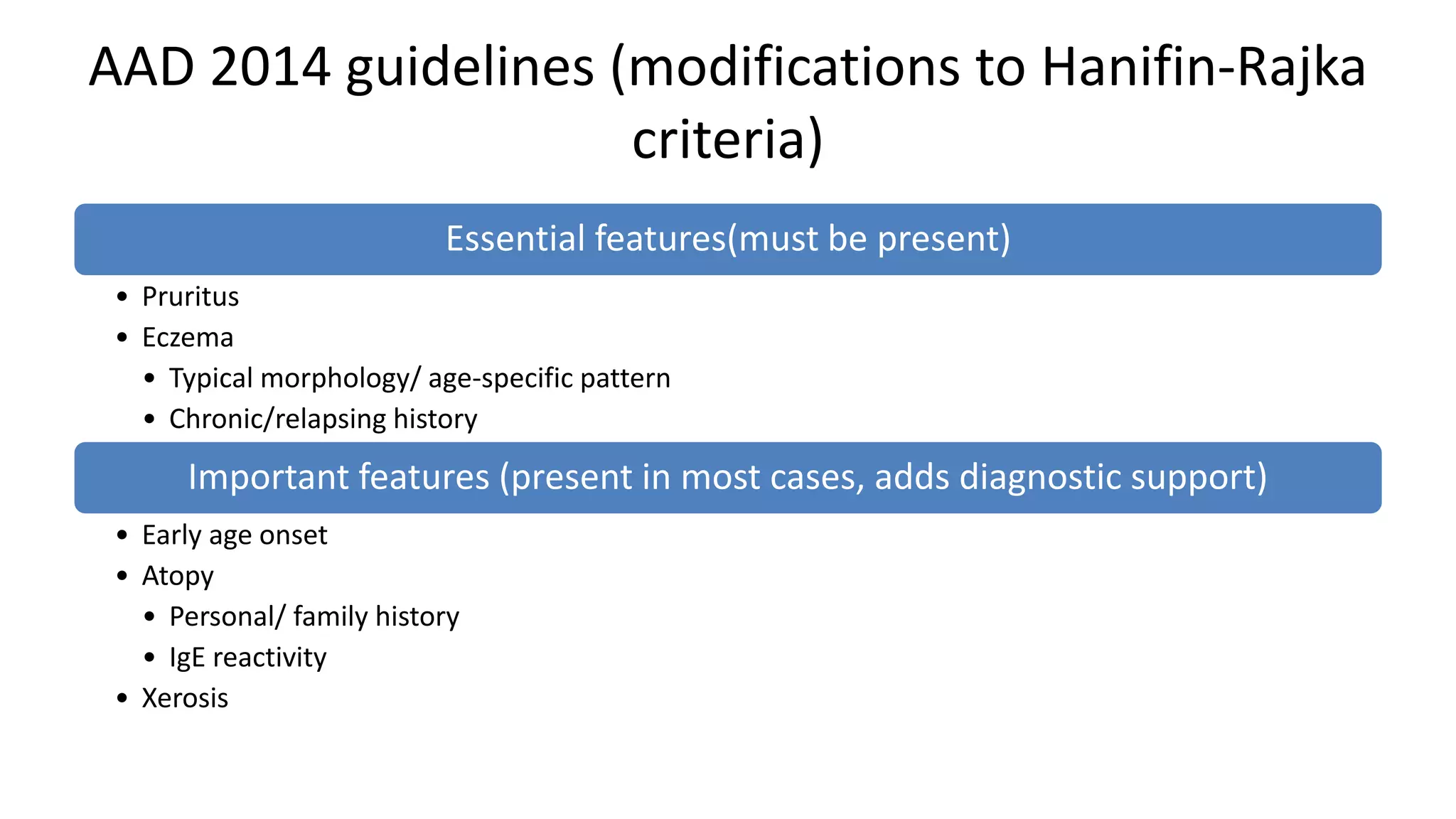 Atopic dermatitis | PPTX