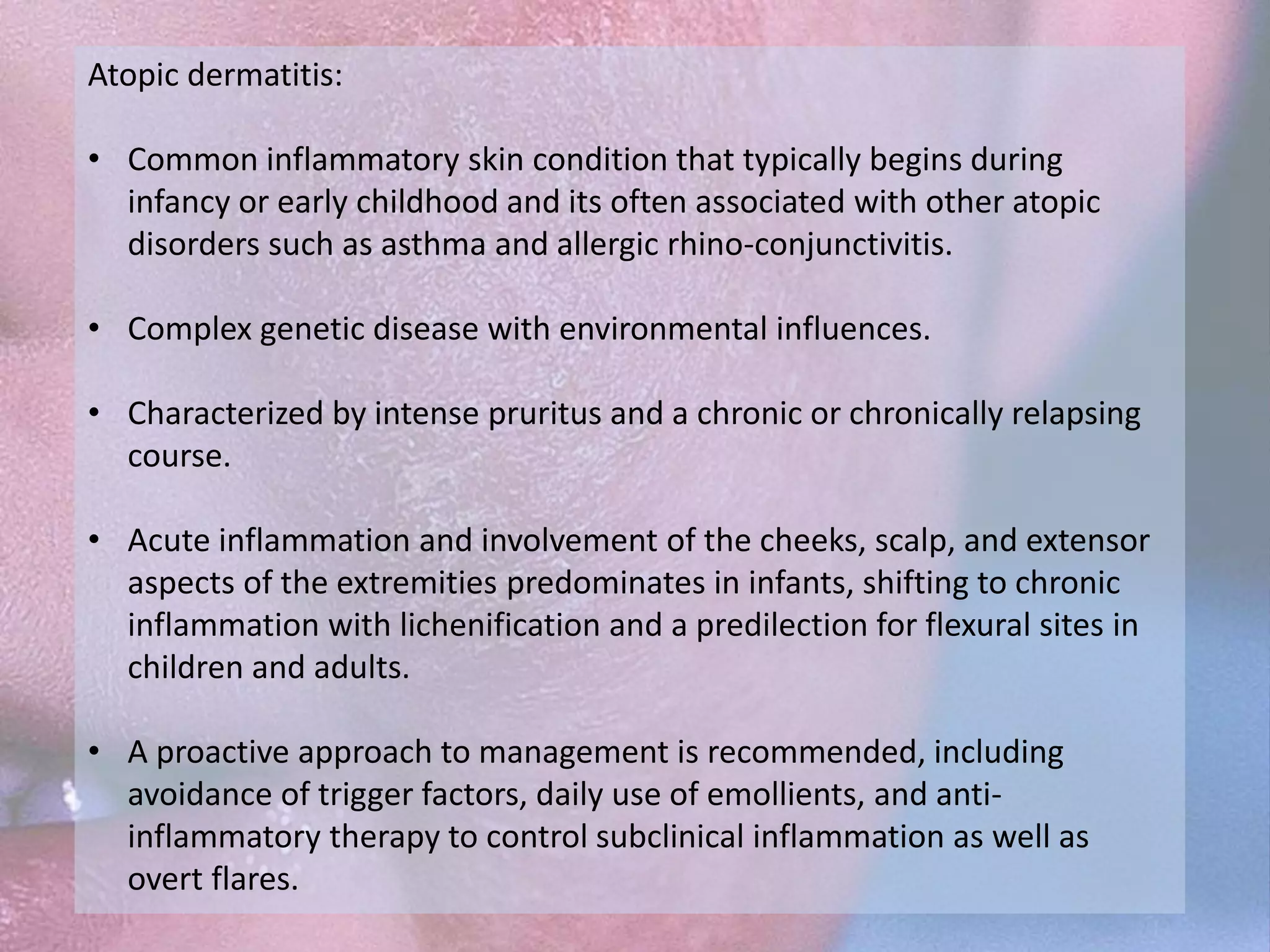 Biological Treatment of Atopic Dermatitis | PPTX