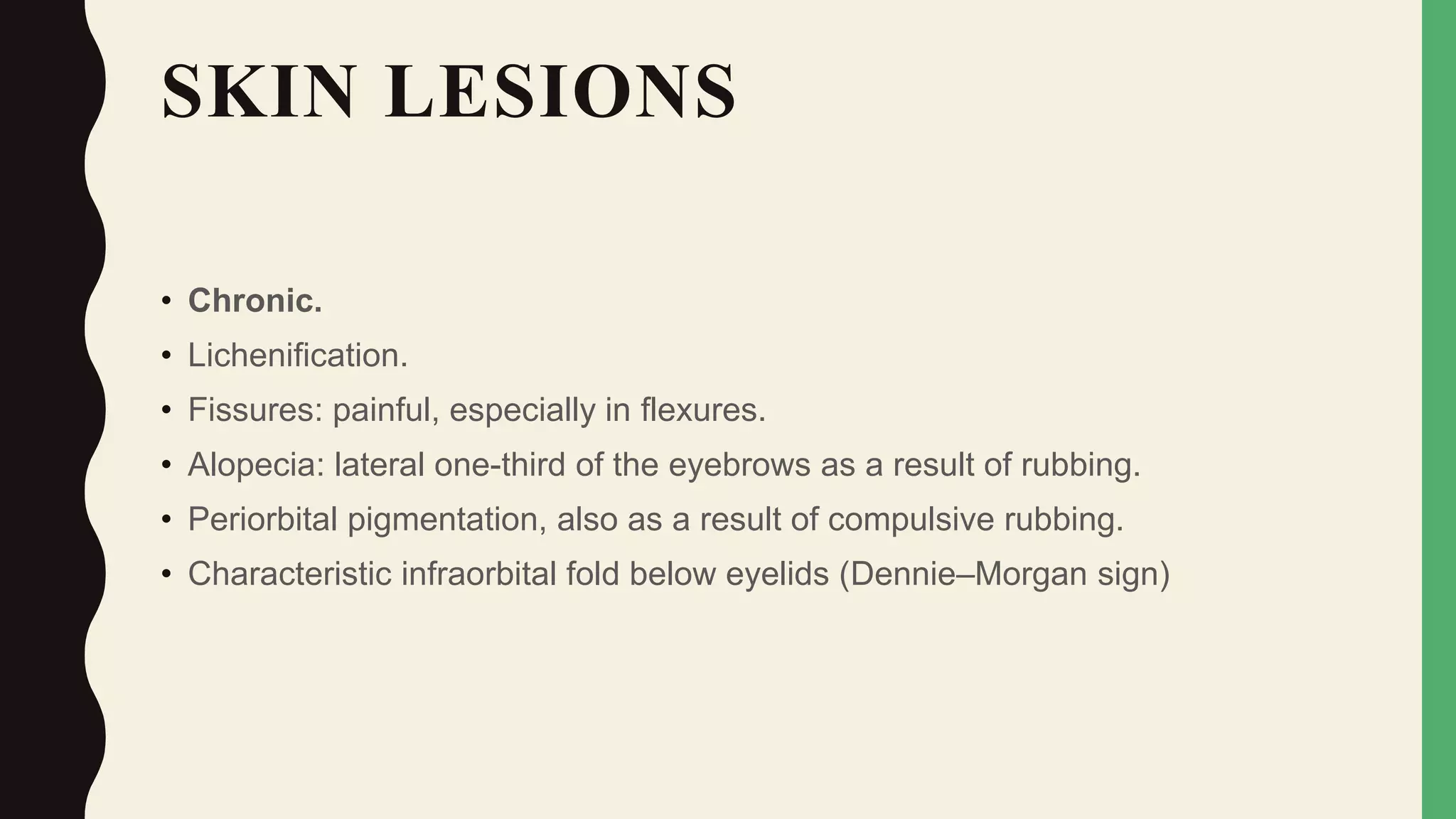 Atopic dermatitis | PPTX | Skin and Dermatology | Diseases and Conditions