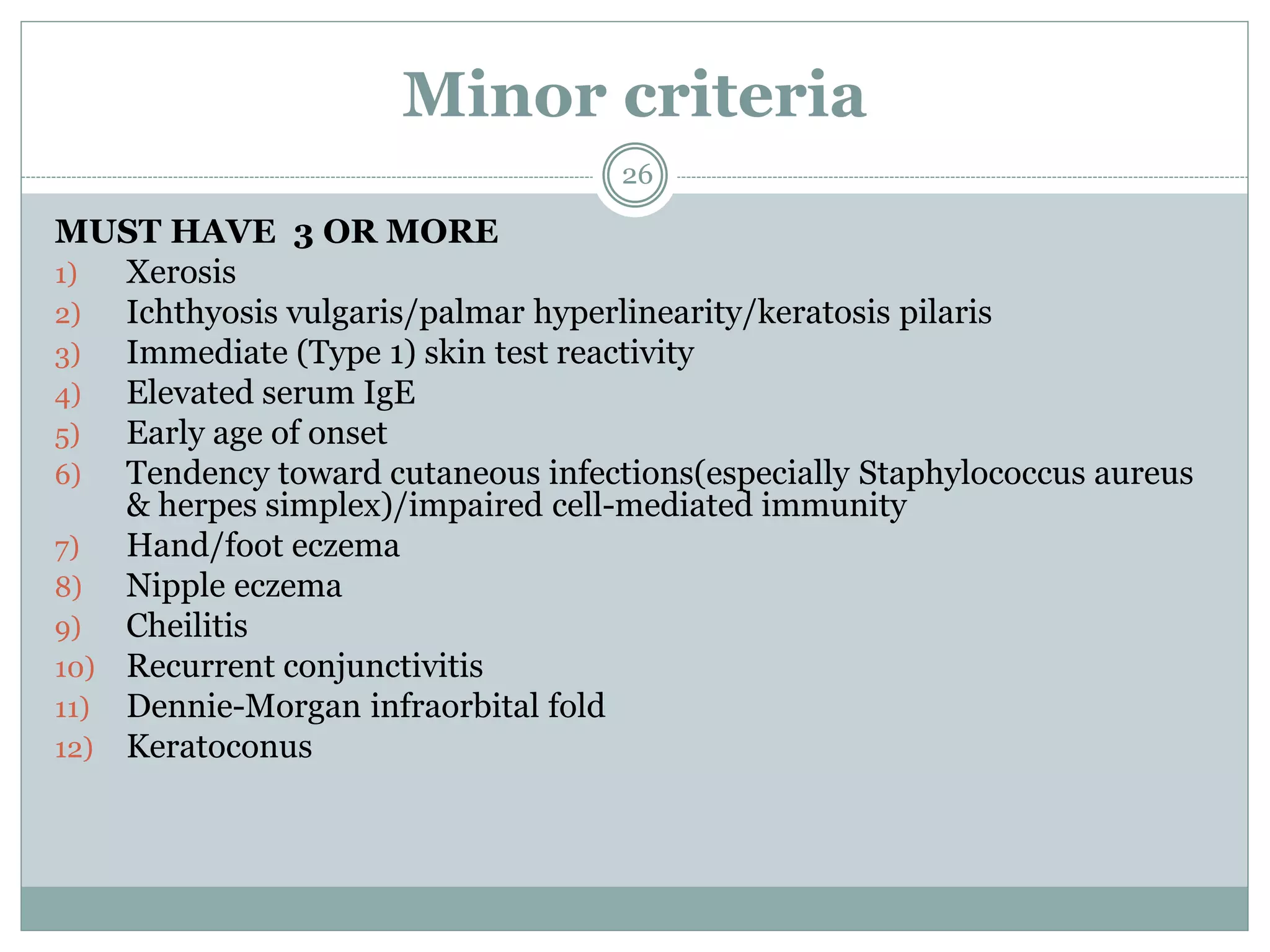 Atopic dermatitis | PPTX