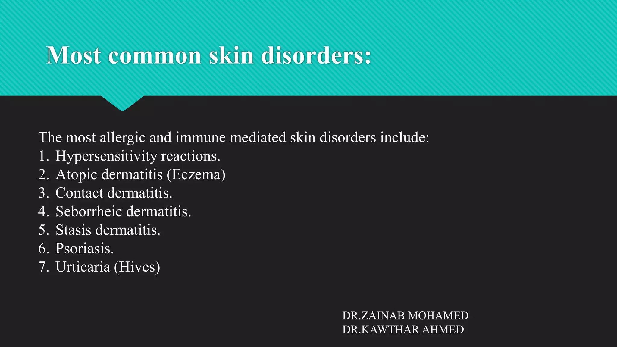 Atopic dermatitis | PPTX