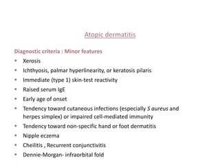 atopic dermatitis.pptx | Skin and Dermatology | Diseases and Conditions