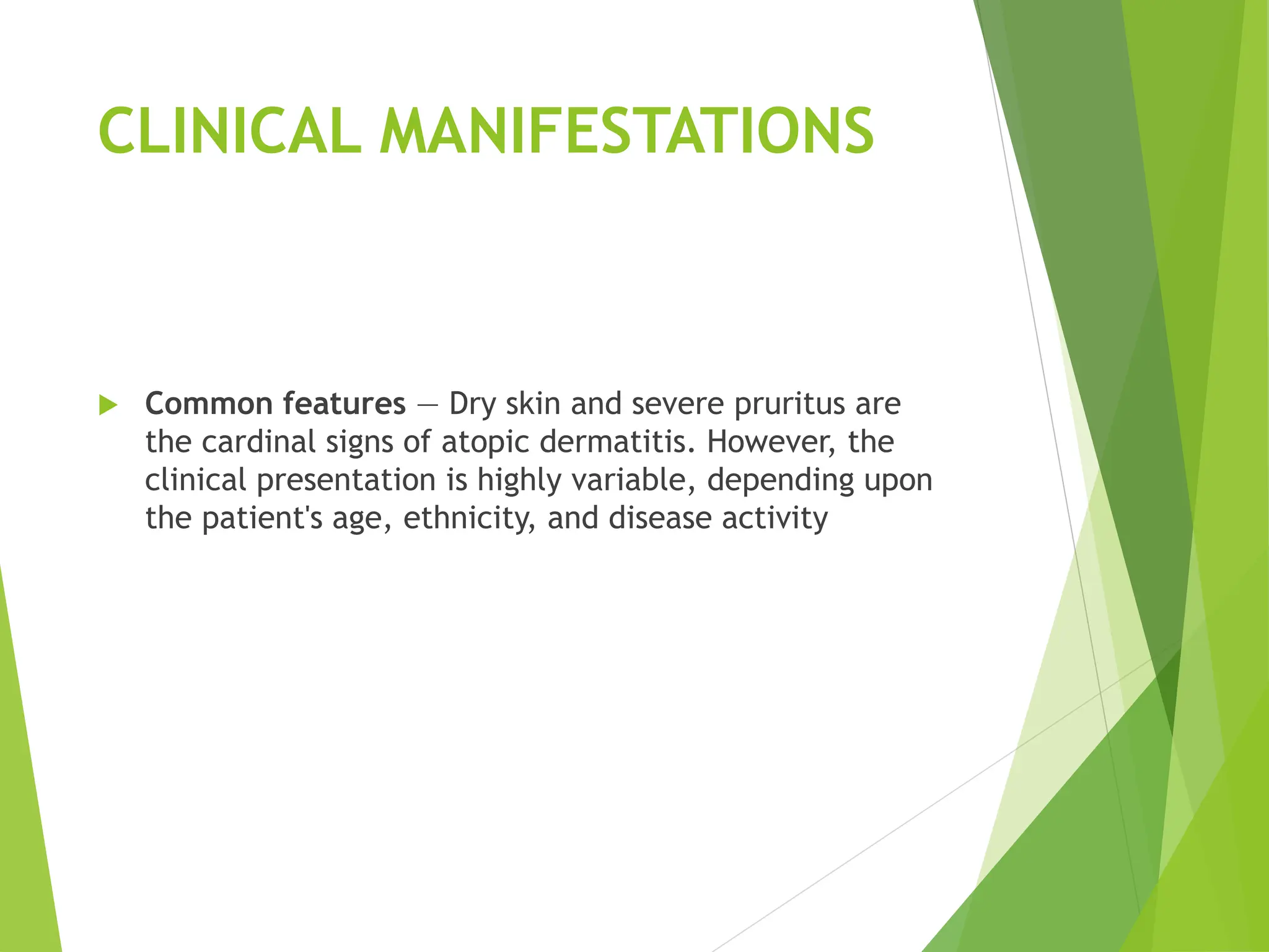 Atopic Dermatitis Atopic Dermatitis Atopic | PPT