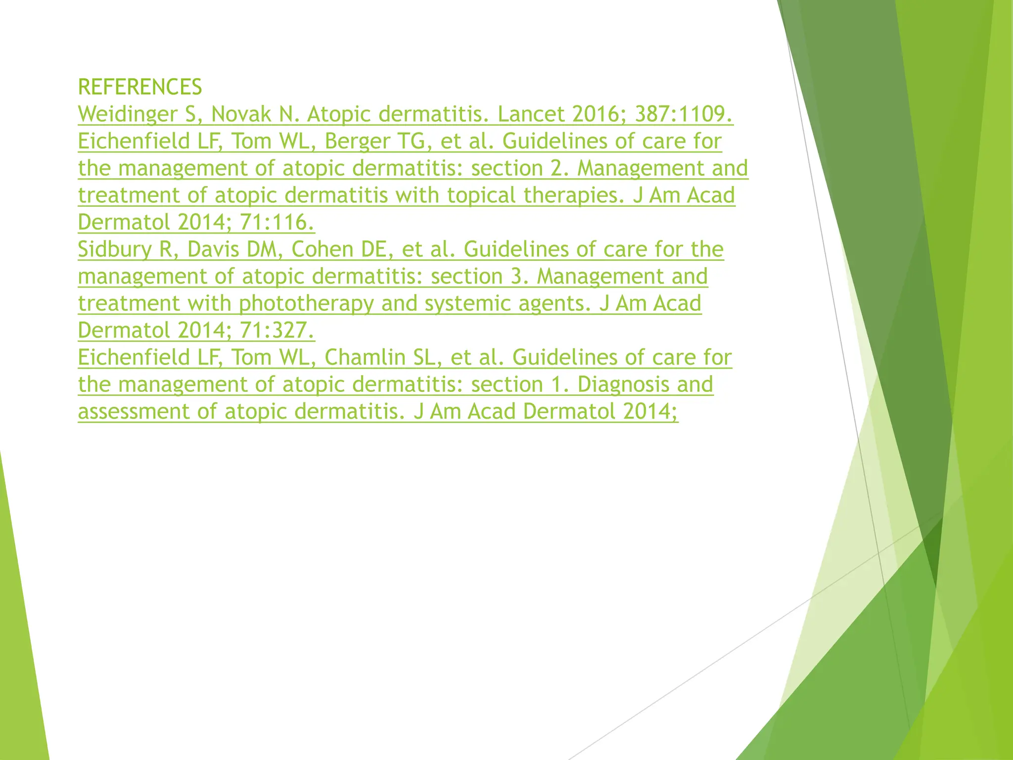 Atopic Dermatitis Atopic Dermatitis Atopic | PPT