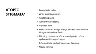 OVERVIEW OF ATOPIC DERMATITIS IN PEDIATRICS.pptx
