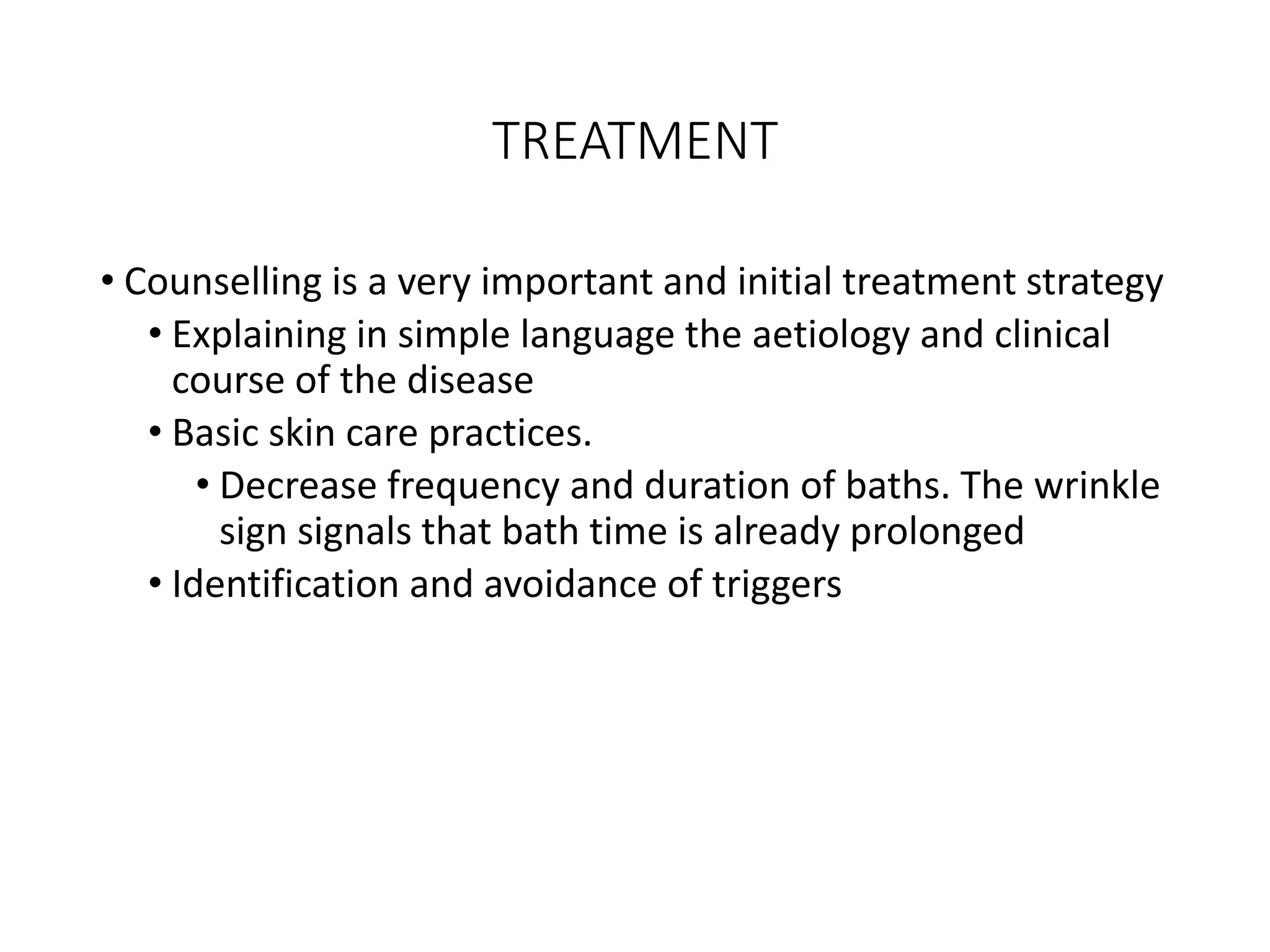 Pathogenesis clinical features and management of Atopic dermatitis ...