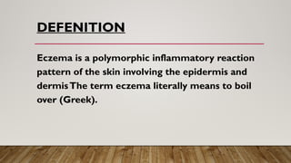 Atopic dermatitis,eczema, Etiology, pathology, diagnosis, management ...