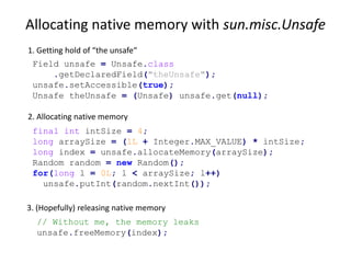A topology of memory leaks on the JVM | PPT