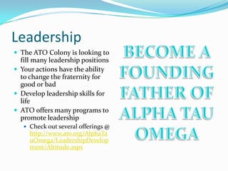 ATO presentation | PPT