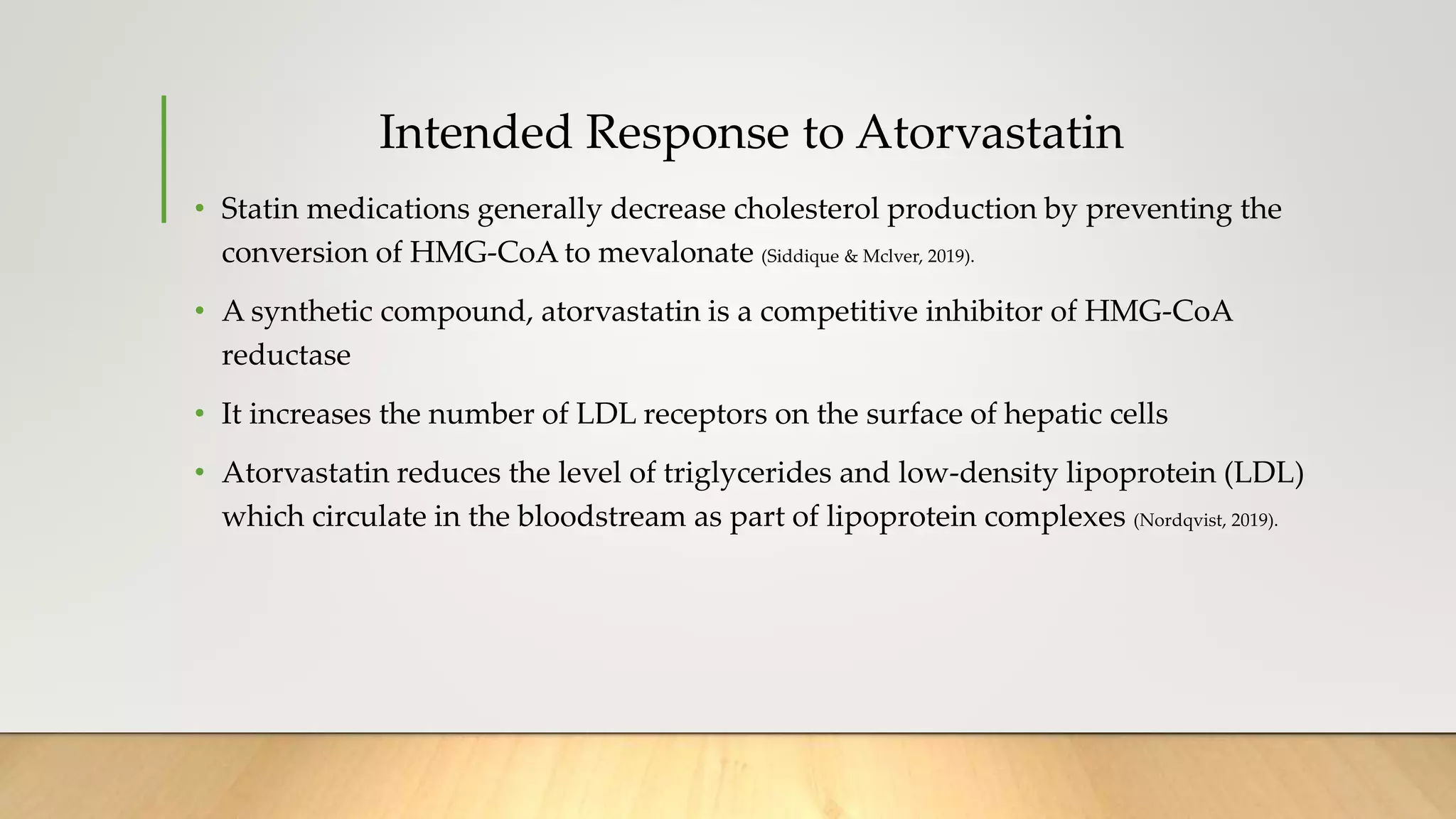 Cholesterol Lowering Medication - Atorvastatin | PPTX