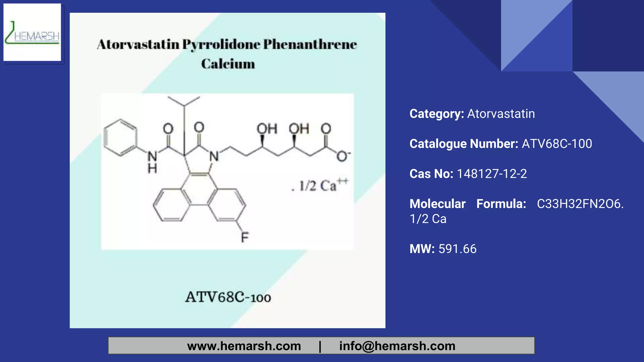 Atorvastatin Impurity | Atorvastatin Epoxy Tetrahydrofuran Analog | PPTX