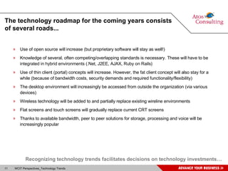 Atos Consulting World Class IT Perspectives Technology Trends | PPT