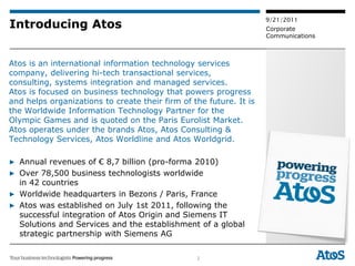 Atos Powering progress | PDF