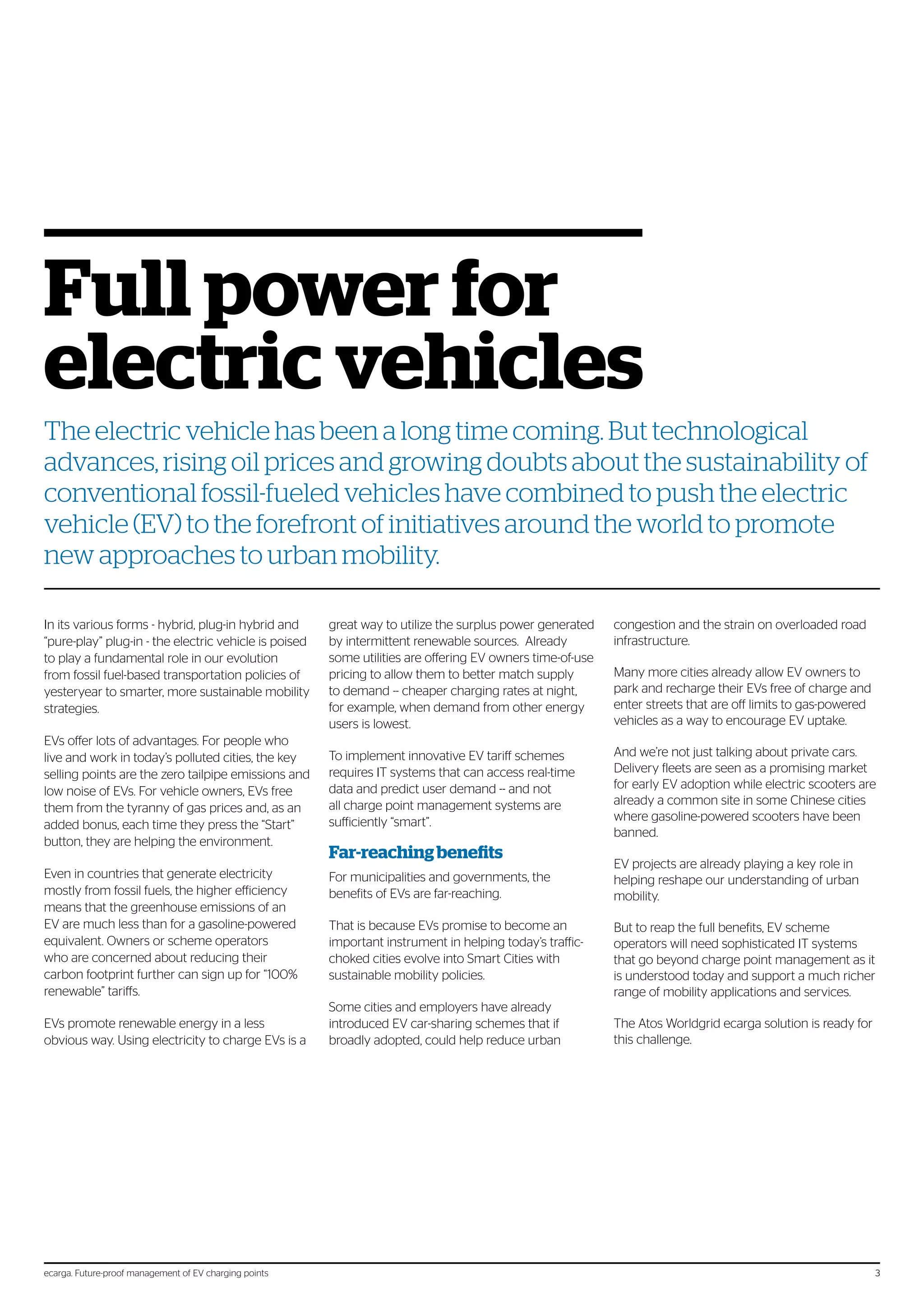 Atos ecarga brochure EN | PDF