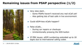 EENA 2018 - eCall implementation remaining issues | PPT