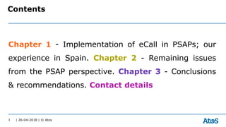 EENA 2018 - eCall implementation remaining issues | PPT
