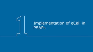 EENA 2018 - eCall implementation remaining issues | PPT